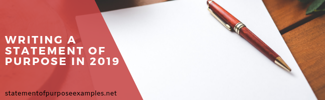 Writing A Good Statement Of Purpose 2019 Prompts Samples