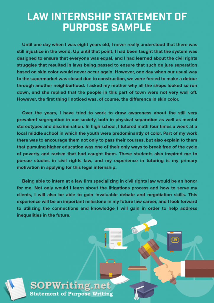 How to Write Law School Statement of Purpose